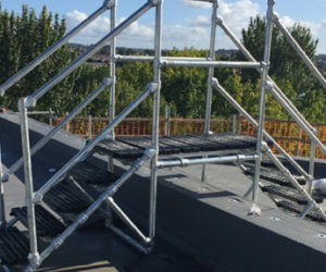 Bespoke Step Over Access - Modular Design - Safehigher Safety Systems