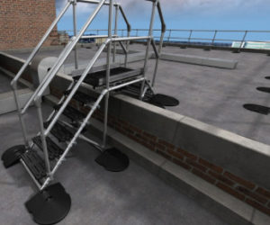 Bespoke Step Over Access - Modular Design - Safehigher Safety Systems